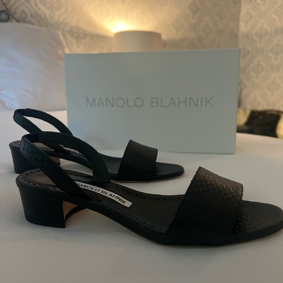 Manolo Blahnik | Shoes | Manolo Blahnik Brand New Patopia Sandals Size ...